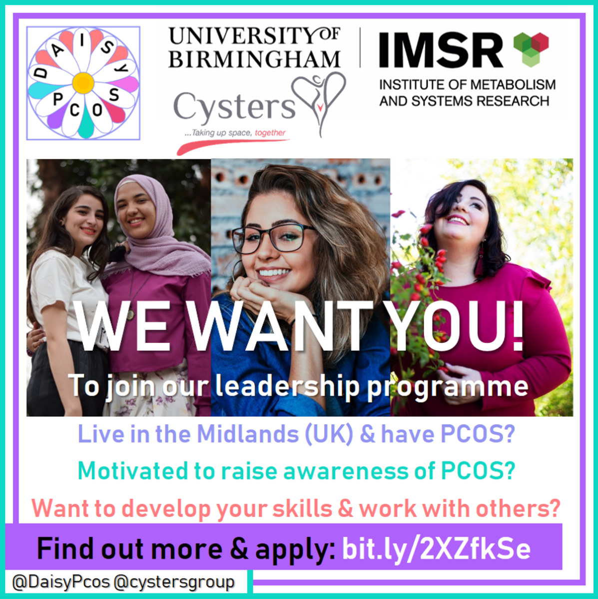 DAISy-PCOS Leadership Programme: We Need You! – DAISy-PCOS